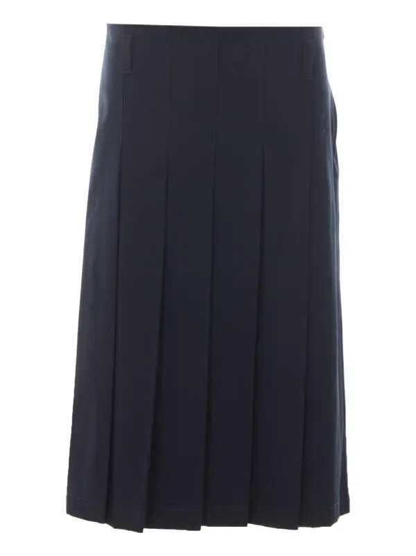 A.p.c. Pleated Midi Skirt - Black