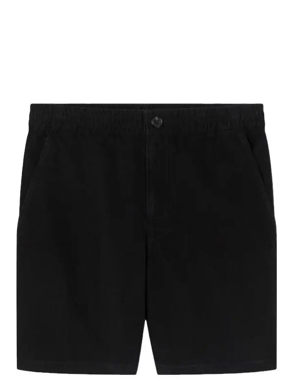 A.p.c. Norris Elastic-waist Bermuda Shorts - Black