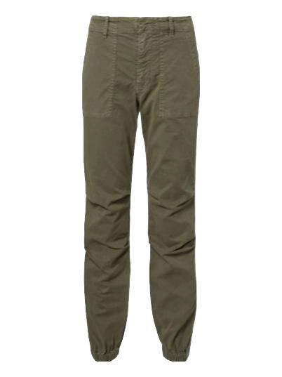 NILI LOTAN Utility Cotton Tapered Pants - Green