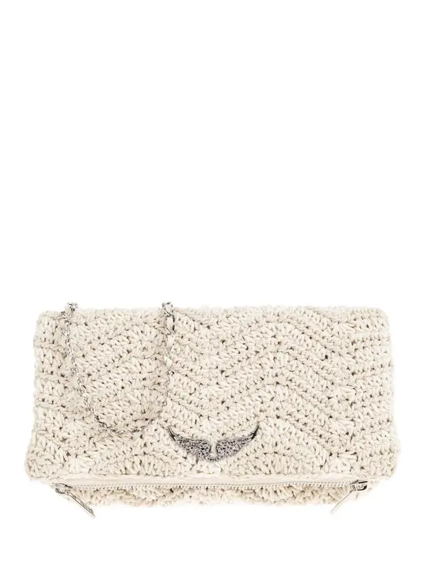 Zadig&Voltaire Rock Macramé Bag - Cream