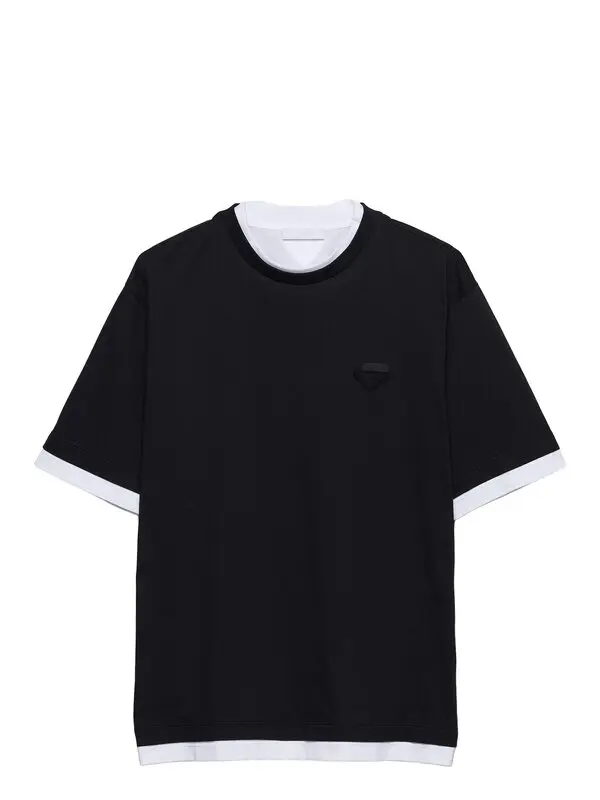 Prada Cotton T-shirt - Black