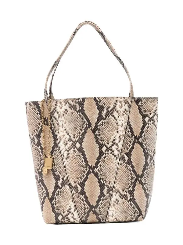 Chloé Handbag Python Leather - Beige
