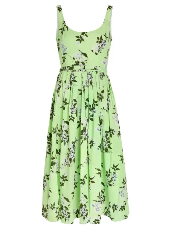 EMILIA WICKSTEAD Eglantine Midi Dress - Green