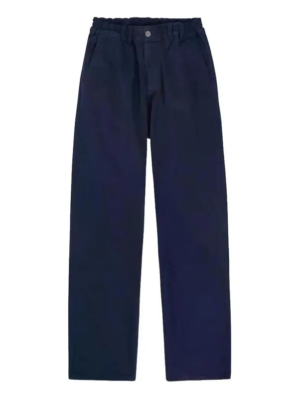FORET Clay Straight-leg Trousers - Blue
