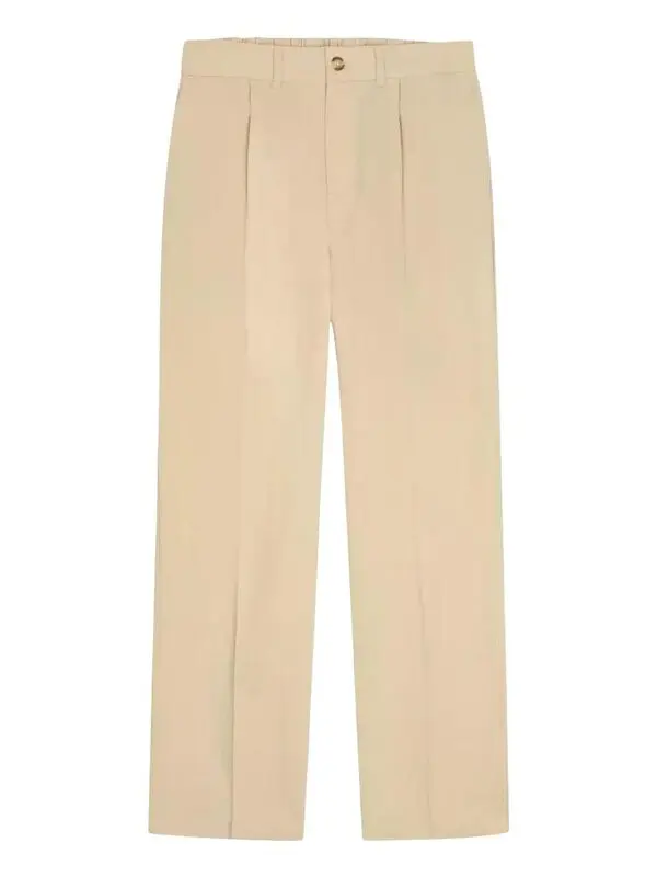 RAITH Pleated Tapered Trousers - Neutrals