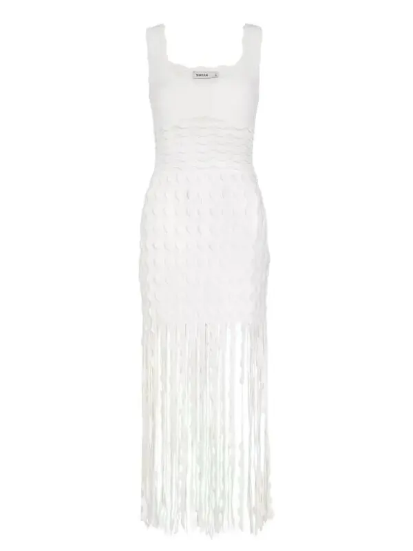 Simkhai Brionne Maxi Dress - White