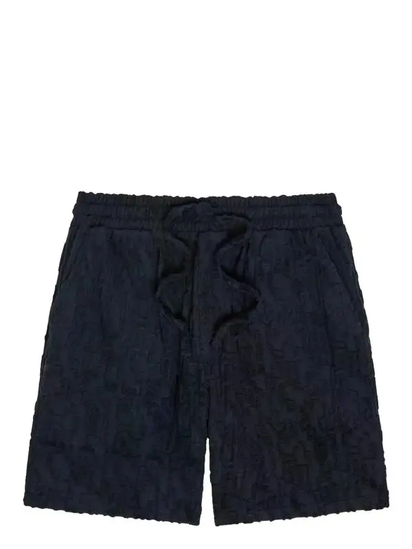 RAITH Fausto Towelling Track Shorts - Blue