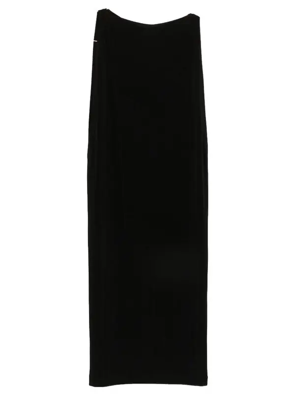 Issey Miyake Sleeveless Boat Neck Dress - Multicolor