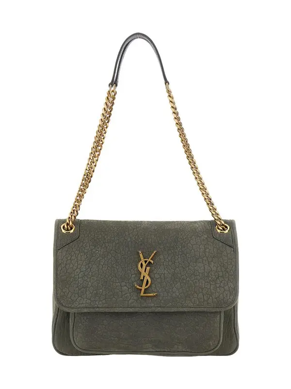 Saint Laurent Niki Shoulder Bag With Cassandre Plaque - Multicolor