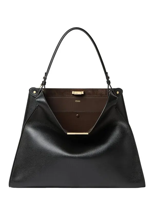 Fendi Way Medium Leather Handbag - Multicolor