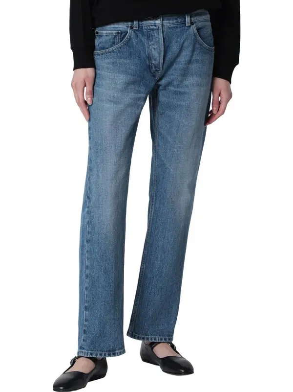 THE ROW Fima Straight-leg Cotton Jeans - Blue