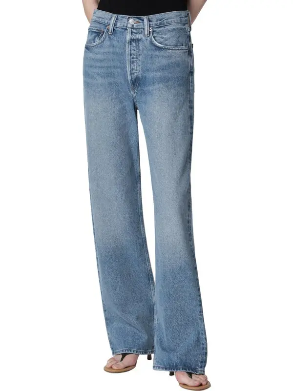 AGOLDE Vintage Loose Fit Jeans In Medium Indigo - Blue