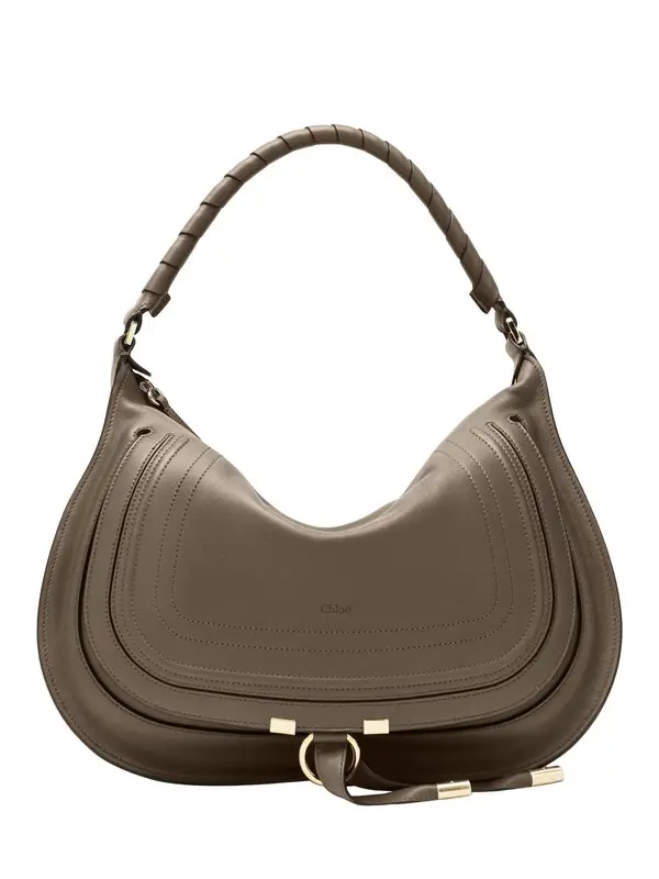 Chloé Marcie Shoulder Bag - Brown