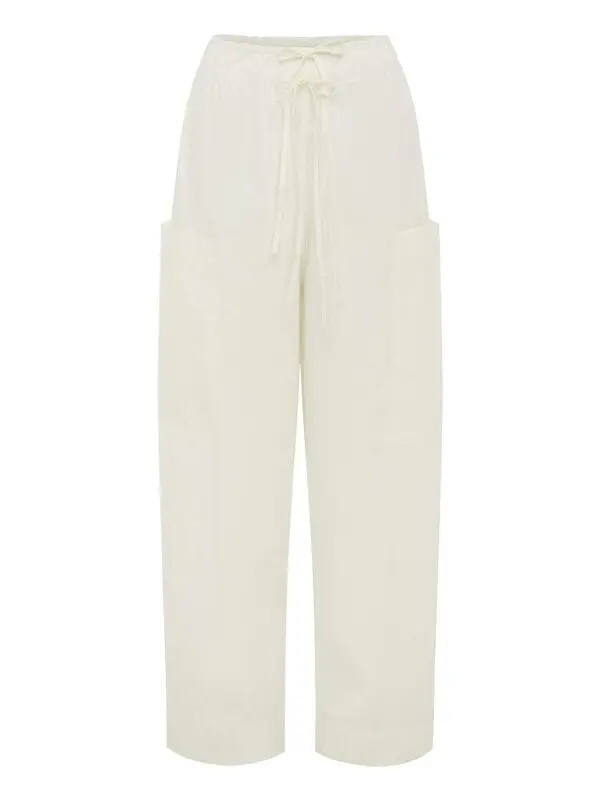 ROWIE Jessica Cargo Pants - Bone