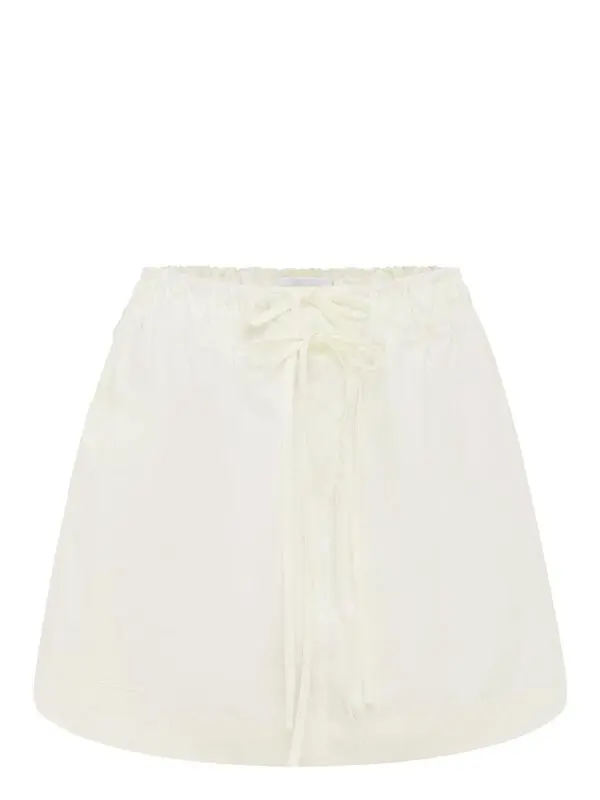 ROWIE Jessica Cargo Mini Skirt - Bone