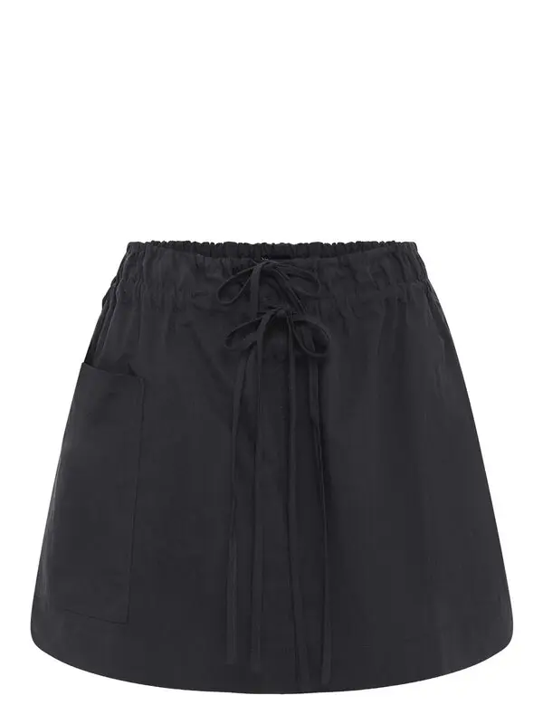 ROWIE Jessica Cargo Mini Skirt - Washed Ink