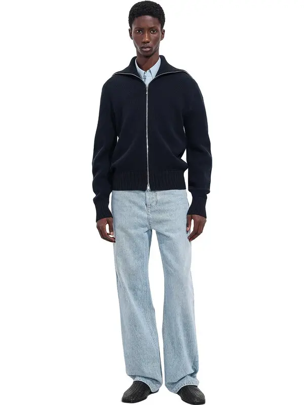 Bottega Veneta Sky Bleached Wide Leg Jeans - Light Bleach