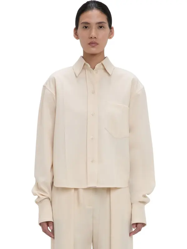 Victoria Beckham Ellys Shirt - Alabaster