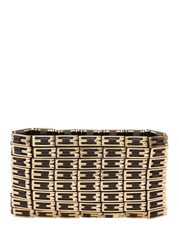 Victoria Beckham Woven Dorian Pouch - Black