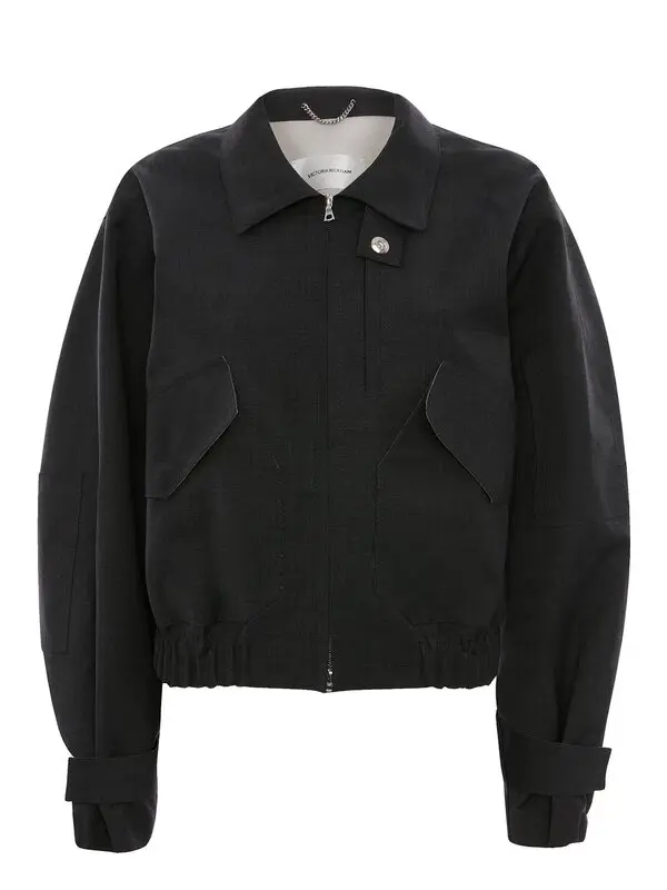 Victoria Beckham X Mackintosh Bomber Jacket - Charcoal