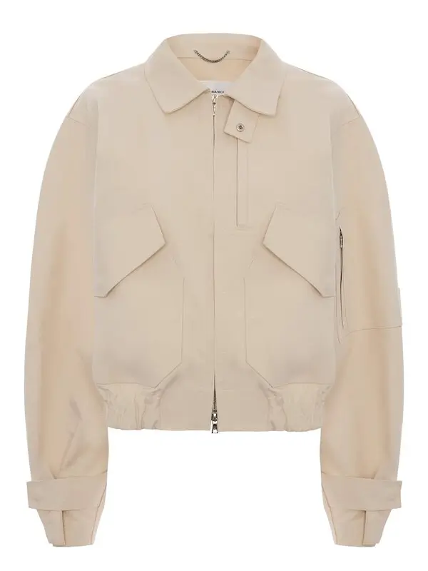 Victoria Beckham X Mackintosh Bomber Jacket - Putty