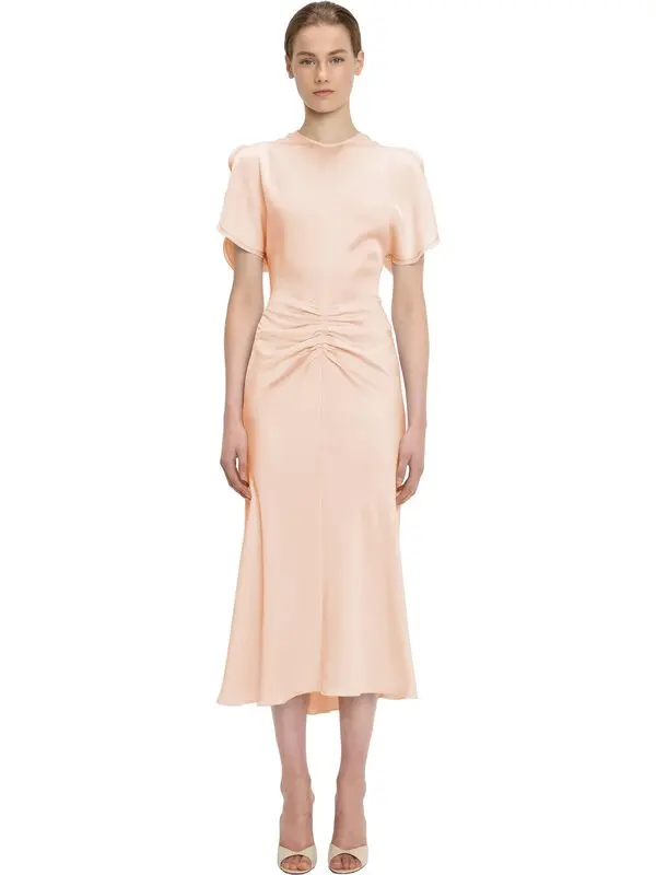Victoria Beckham Bela Midi Dress - Blossom