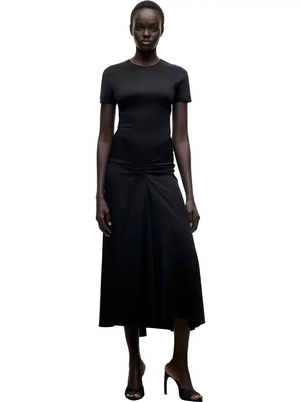 Victoria Beckham Blaire Midi Dress - Black