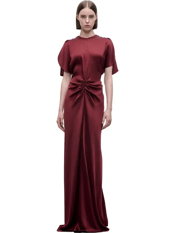 Victoria Beckham Isabella Gown - Burgundy
