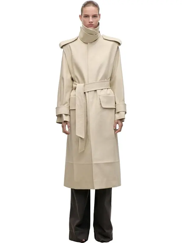 Victoria Beckham Philippa Trench Coat - Beige