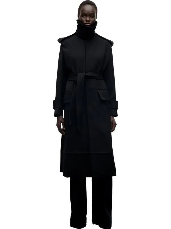Victoria Beckham Philippa Trench Coat - Black