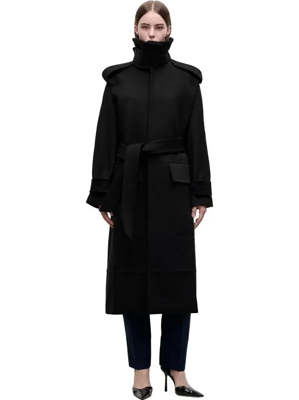 Victoria Beckham Philippa Trench Coat - Black