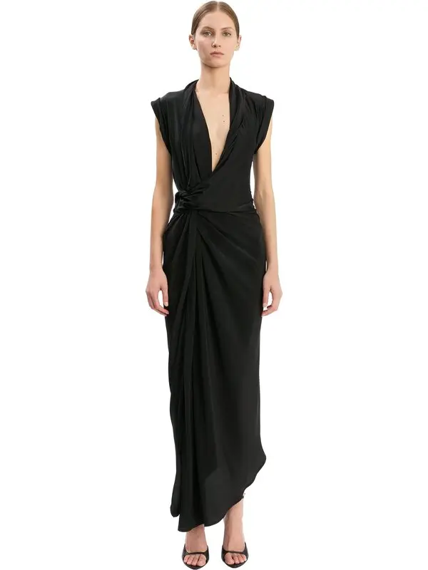 Victoria Beckham Twist Dress - Black