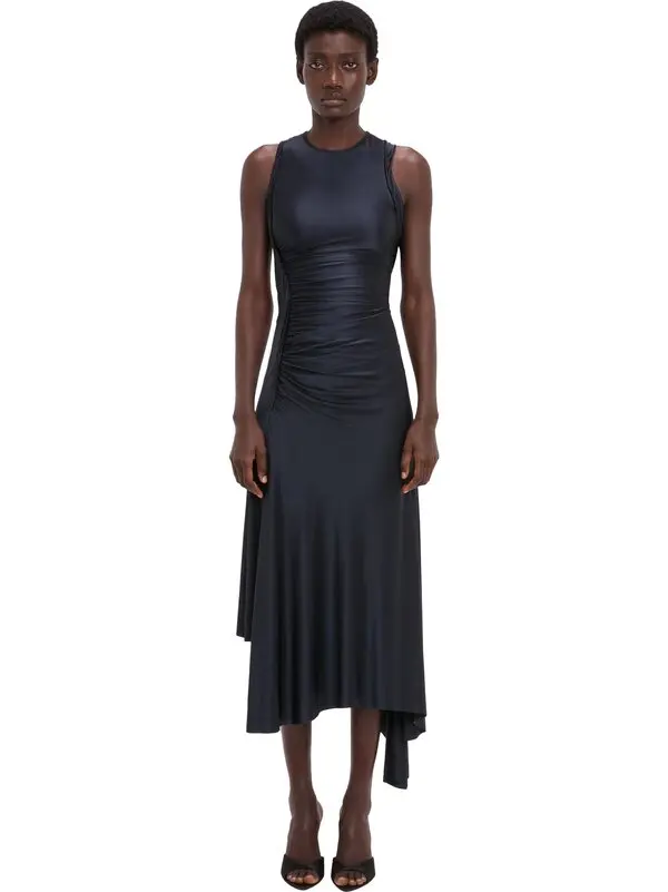 Victoria Beckham Sylvie Midi Dress - Navy