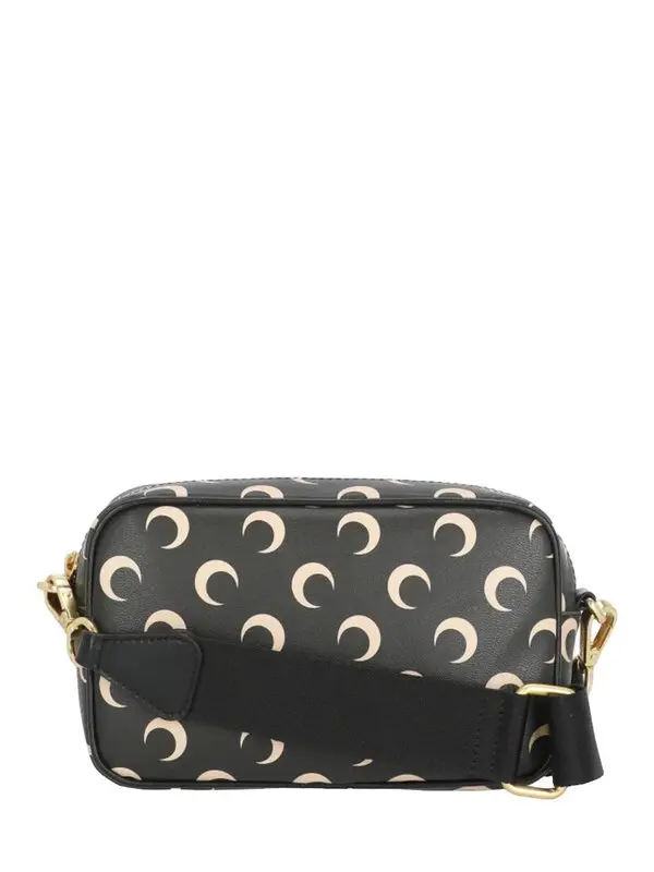 MARINE SERRE Moon Mini Crossbody Bag - Black
