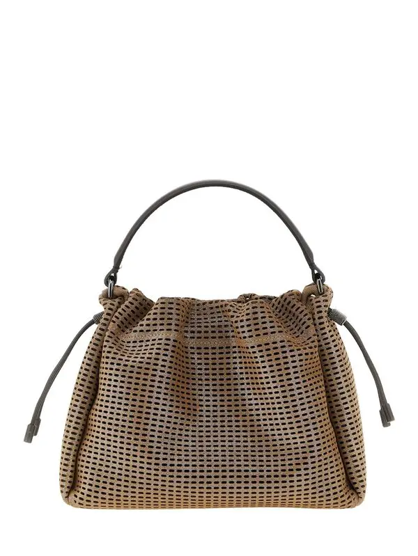 Brunello Cucinelli Drawstring Handbag - Brown