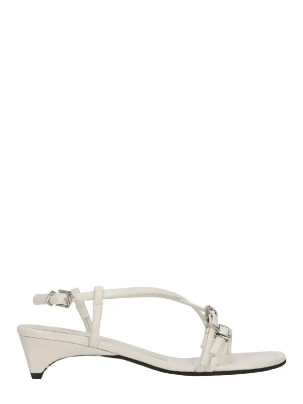 POEVE Heeled Sandals - White