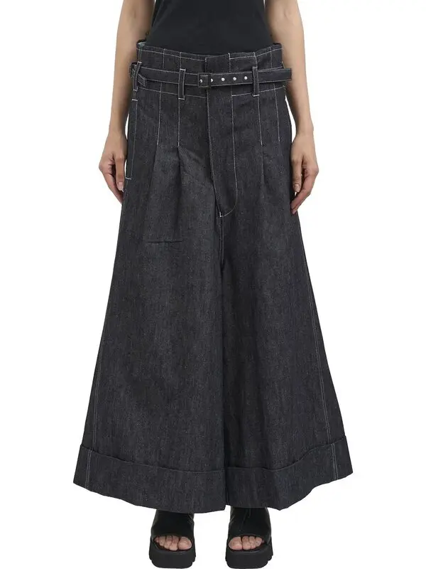 Junya Watanabe Wide Leg Jeans - Blue