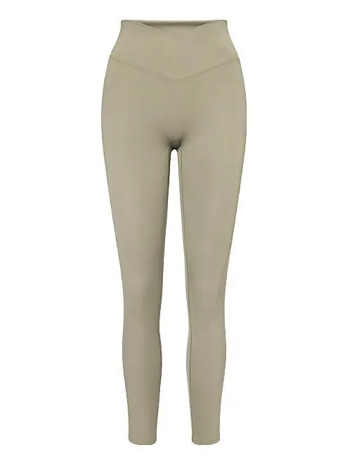 ADANOLA Ultimate Wrap Gym Leggings - Olive Green