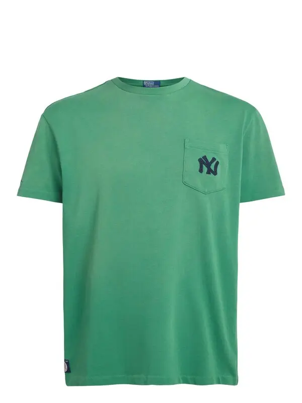 Polo Ralph Lauren Cotton Ny Yankees T-shirt - Grey