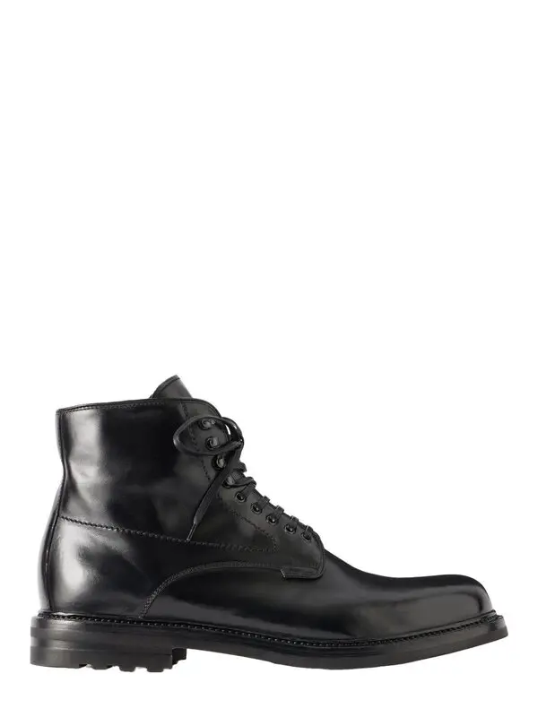 Officine Creative Aston Flexi 003 Lace-up Leather Boots - Black
