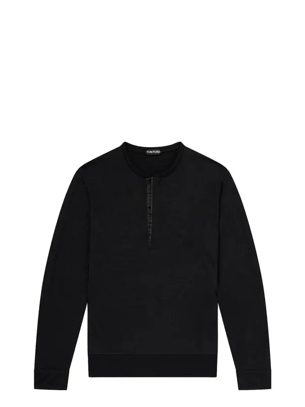 TOM FORD Slim-fit Sweatshirt - Black