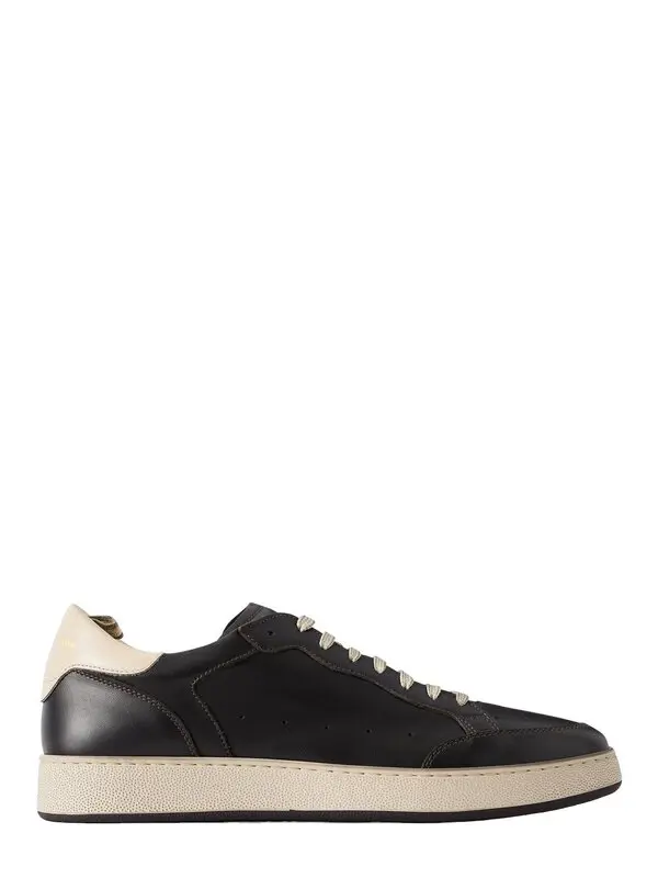Officine Creative Answer 005' Leather Lace-up Sneakers - Brown