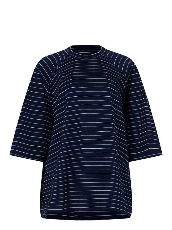 CLOTHES BY LOCKER ROOM Oversized Striped T-shirt - Blue