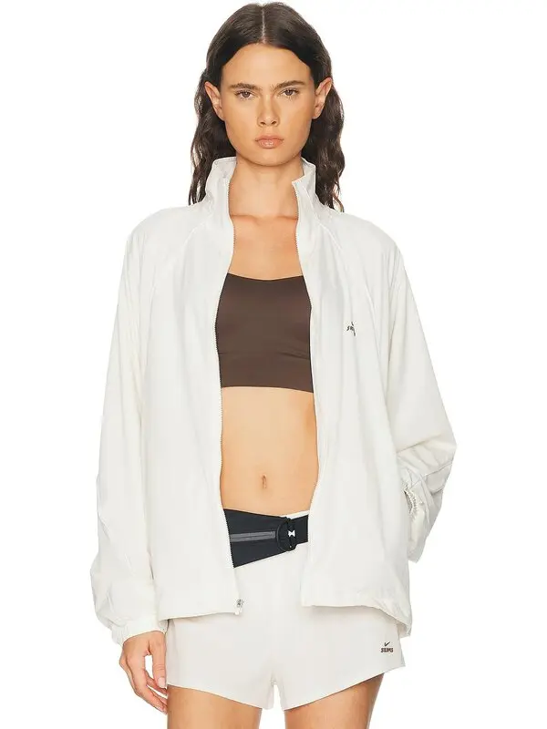 NIKESKIMS Nylon Zip-up Jacket - Ivory