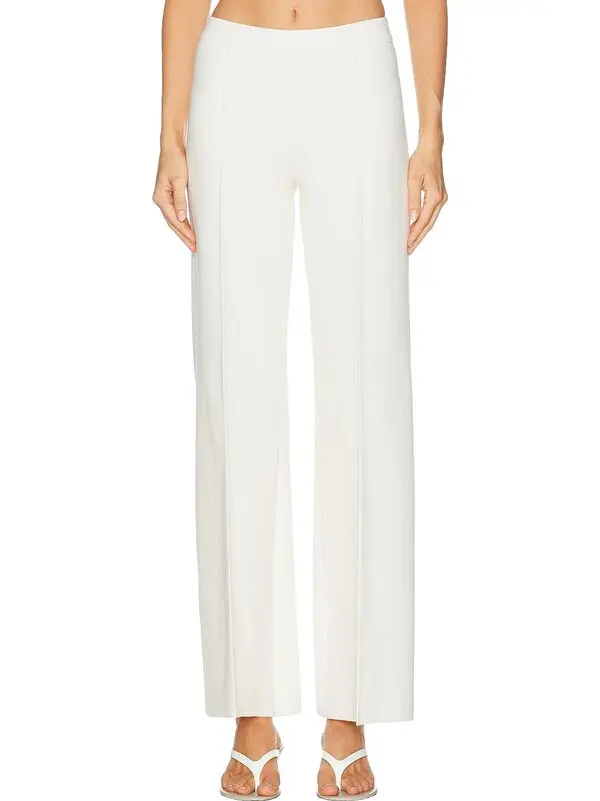 HIGH SPORT Willa Pant Tonal Stripe - Ivory