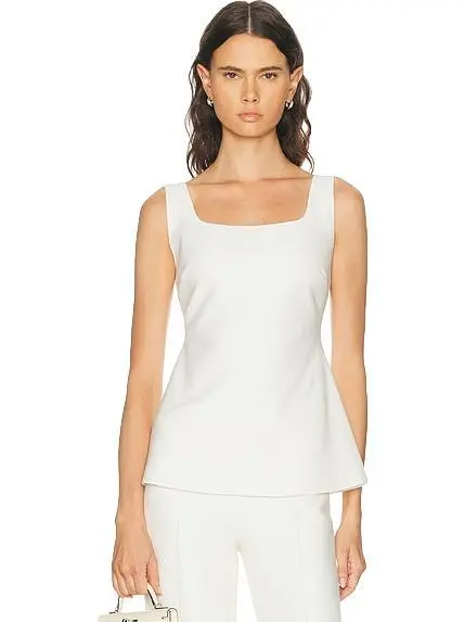 HIGH SPORT Tonal Stripe Inna Top - Ivory