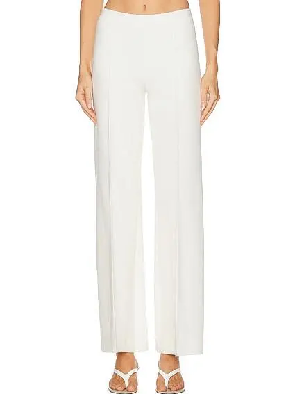 HIGH SPORT Tonal Stripe Willa Pant - Ivory