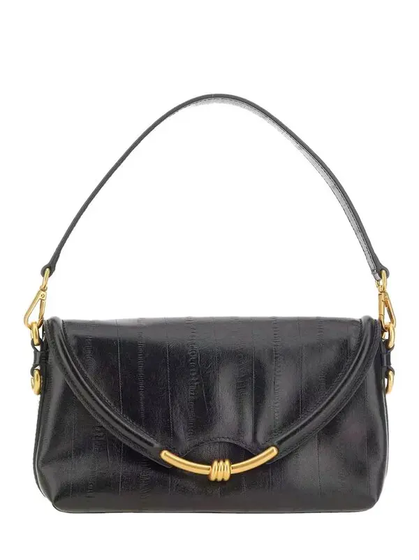 GIANNI CHIARINI Bea Leather Tote Bag - Black