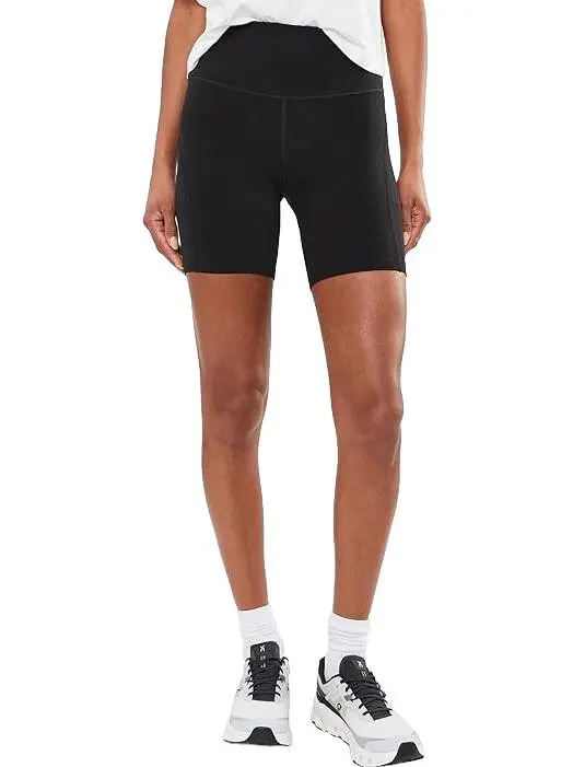 Splits59 Airweight High-waist Pocket Shorts 6" Inseam - Black