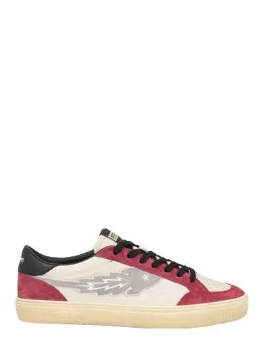 ENTERPRISE JAPAN Calfskin Low-top Sneakers - Red